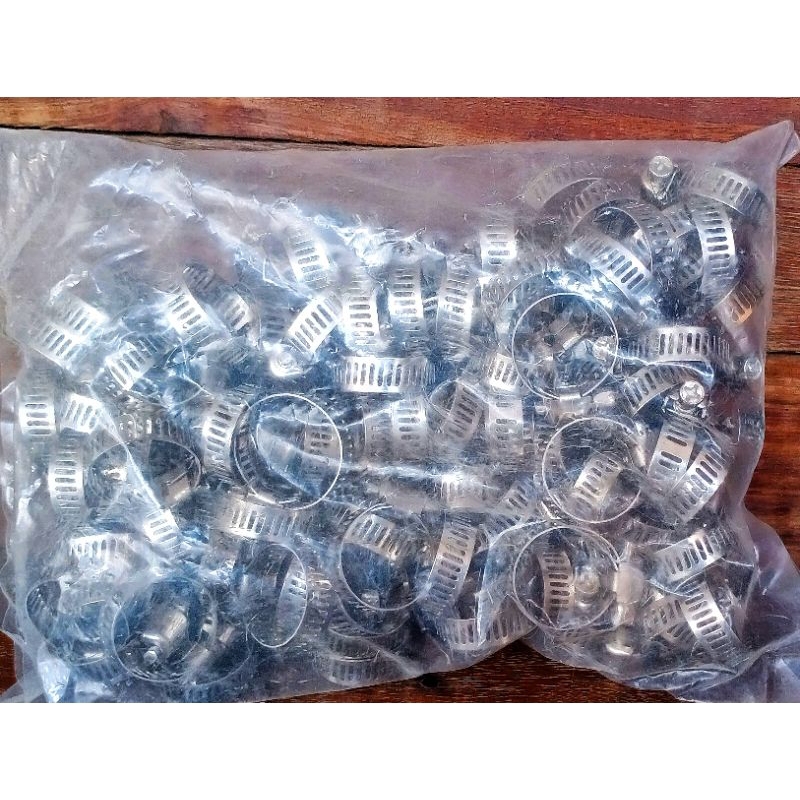 Jual Klaim Selang Stainless Stell 7/8 INCH 100pcs | Shopee Indonesia