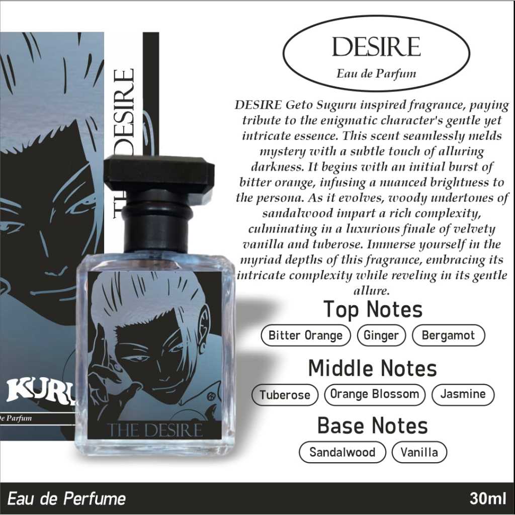 Jual Kuruu Main Character Inspired Fragrance [Perfume Parfum Anime EDP ...
