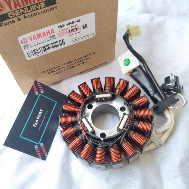 Jual SPULL SPUL SEPUL ASSY KOMPLIT YAMAHA FREEGO STATOR COMP B5D-H1410-00 ORIGINAL FULL | Shopee ...