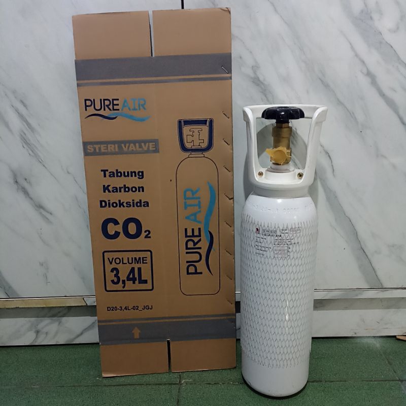 Jual Tabung CO2 + Isi CO2 2Kg Aquascape Baru Tabung Besi 2 kg | Shopee ...