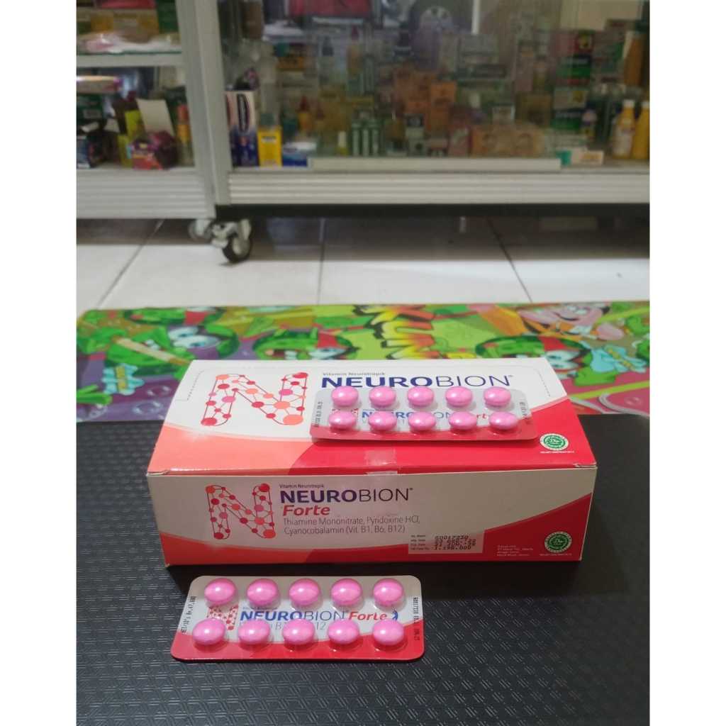 Jual Neurobion Forte Pink & Neurobion Putih Blister 10 Tablet Vitamin ...