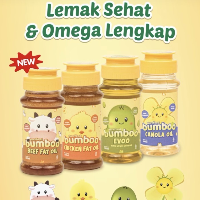 Jual BUMBOO Oil tambahan MPASI | Beef fat oil | Chicken Fat Oil ...