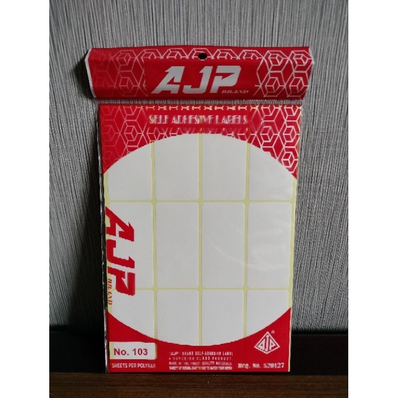 Jual Sticker Label AJP No. 103 (per 1 bungkus) | Shopee Indonesia