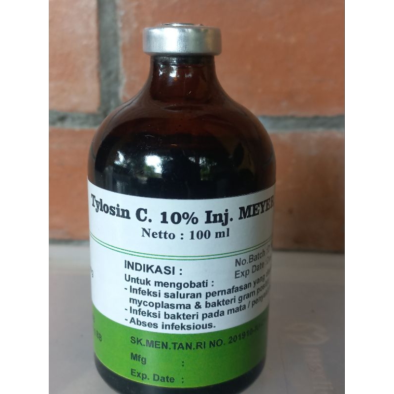 Jual TYLOSIN C.Inj MEYER(obat infeasible pernafasan sapi,kambing,babi ...
