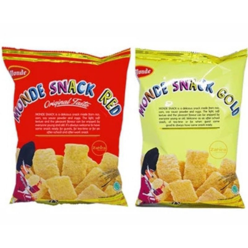 Jual Monde Snack Gold 60gr dan Monde Snack Red Tomato 60gr / Biskuit ...