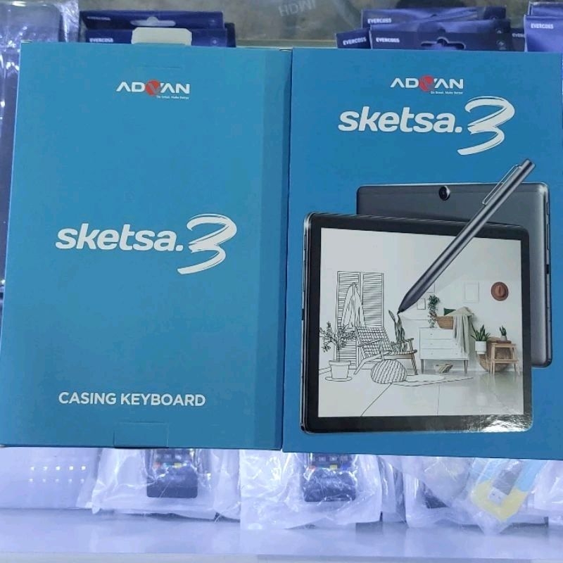 Jual advan tablet sketsa 3 6RAM/128GB full set keyboard stylus resmi ...