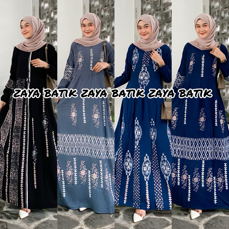 Jual Gamis twill rayon cap malaman Gamis rayon twil ori terbaru ...