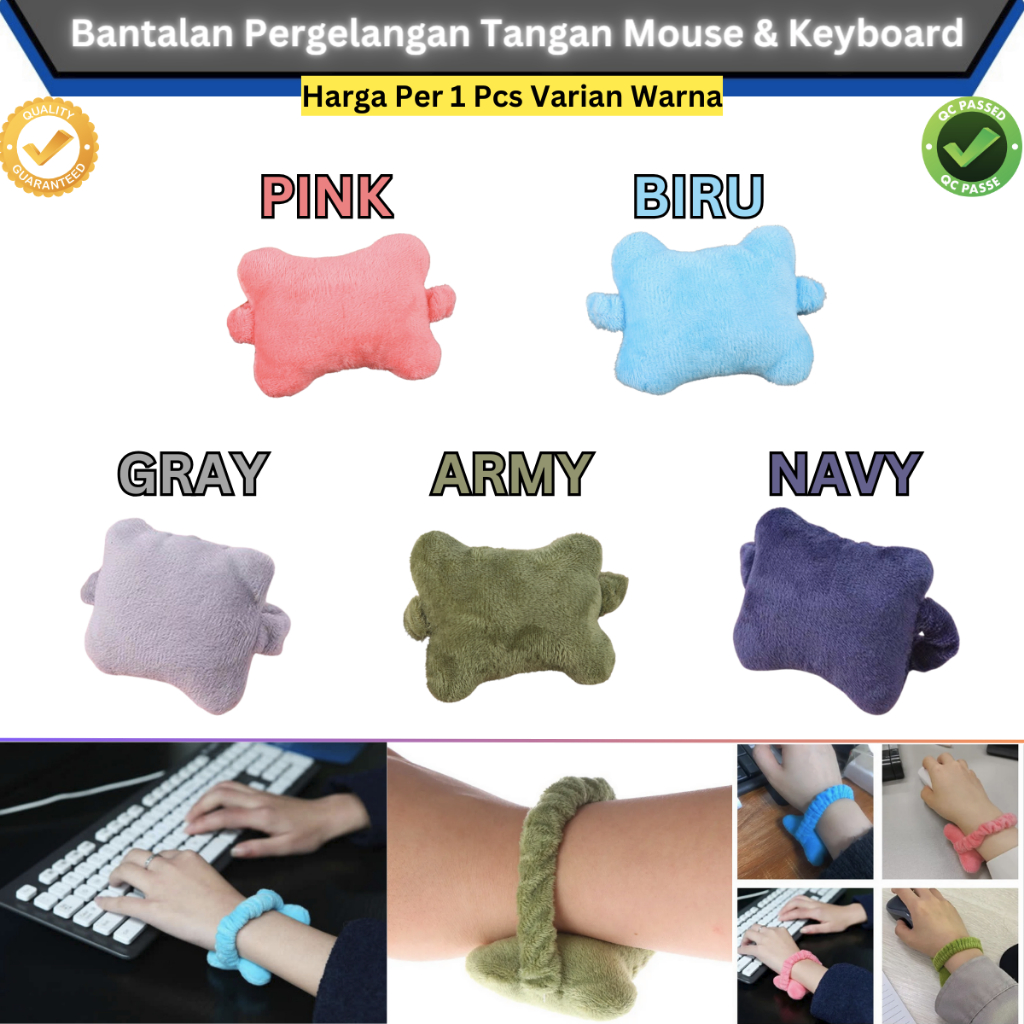 Jual Bantalan Pergelangan Tangan Mouse Keyboard Wrist Pad Alas Kain ...