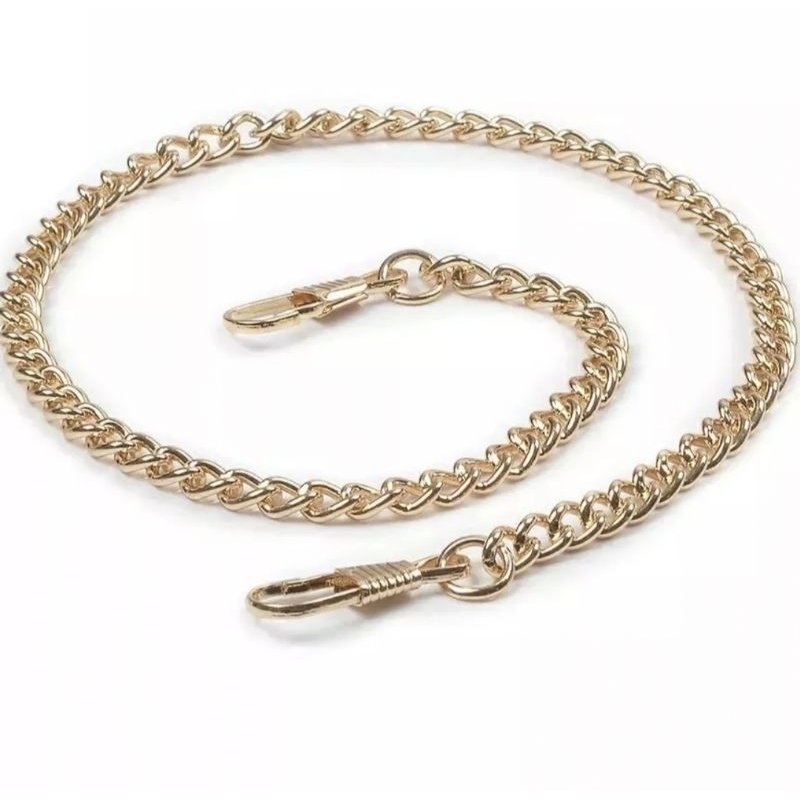 Jual LAJOREE Rantai Tas Emas Panjang dan Pendek Gold Strap Chain Tali Selempang Tas | Shopee ...