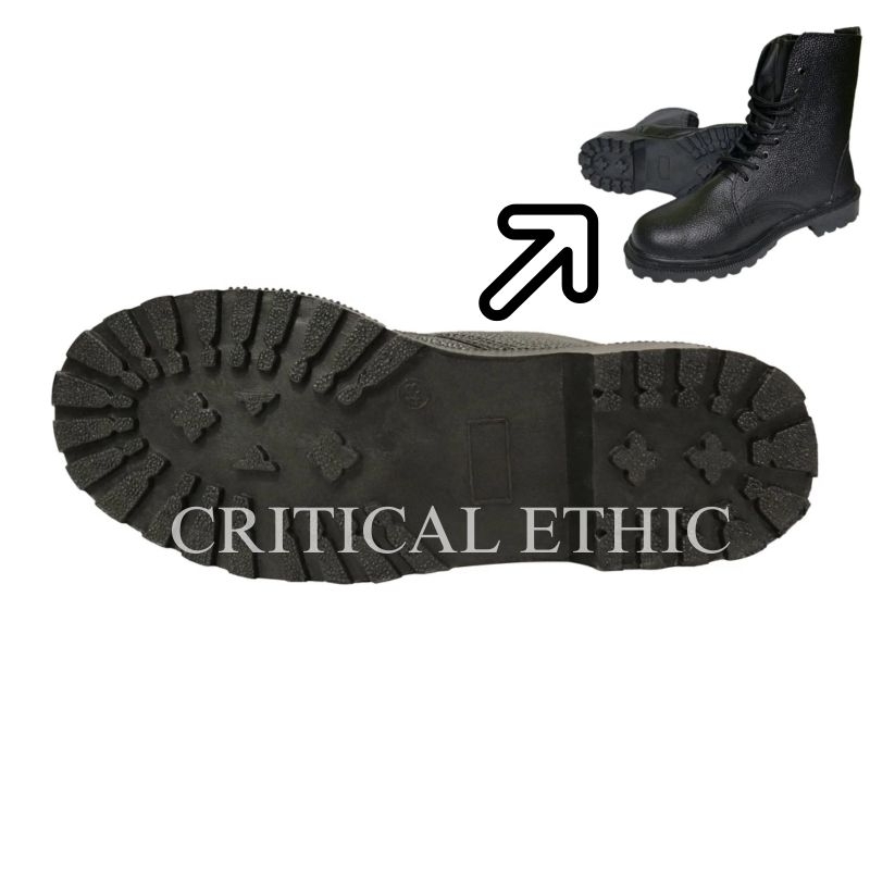 Jual SEPATU PDL KULIT JERUK HITAM SEPATU PDL LINMAS HANSIP SECURITY ...