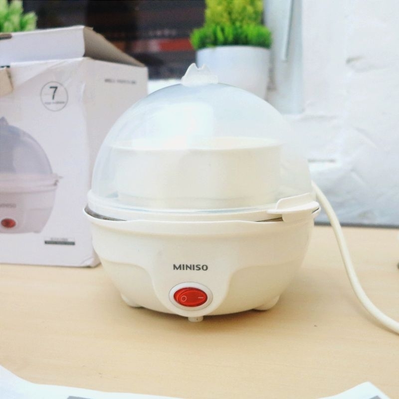 Jual miniso egg boiler rebus kukus kukusan telur siomay somay listrik ...