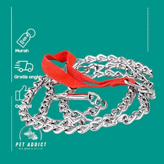 Jual Rantai Tuntun Besi Kuat Murah 2mm, 2,5mm, dan 3mm untuk Anjing dan ...