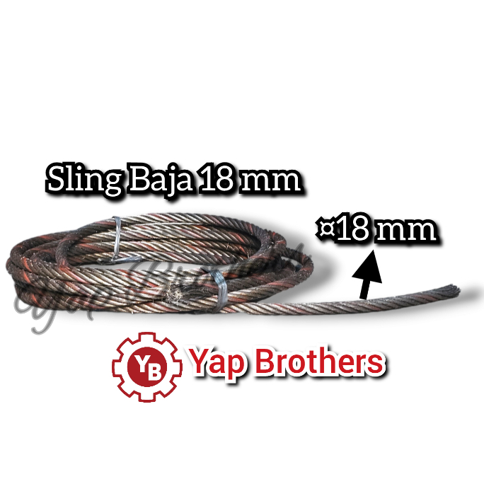 Jual KAWAT SLING BAJA 18 mm | Shopee Indonesia
