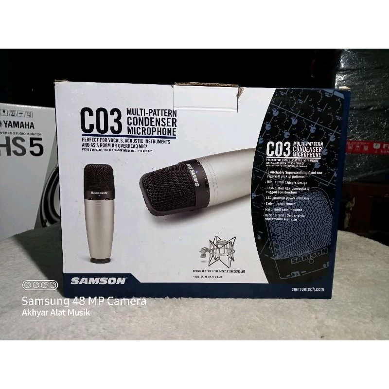 Jual Samson C03 Microphone condenser Samson C03 Super Like New FULLSET ...