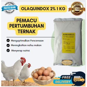 Jual AGP BROILER OLAQUINDOX 2% 1 KG PREMIX PREMIK SUPLEMEN PENAMBAH ...