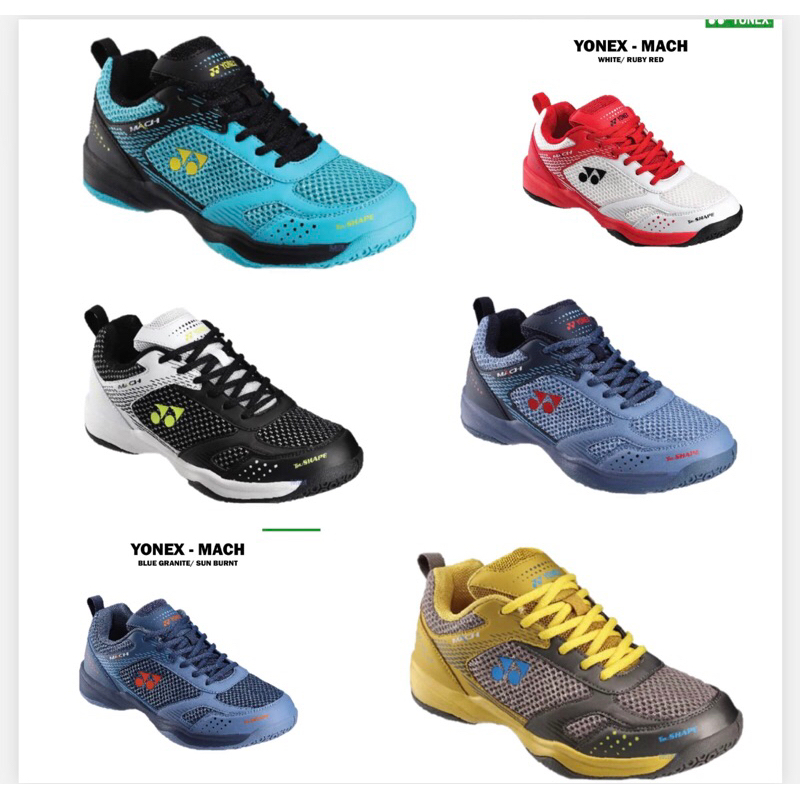 Jual Sepatu Badminton olahraga Yonex Mach Original | Shopee Indonesia