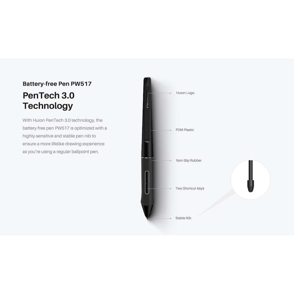 Jual Pen Huion PW517 | Shopee Indonesia