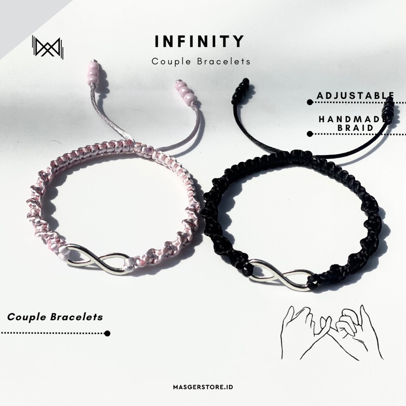 Jual [Infinity] Couple Bracelets | 2 Pcs Gelang Persahabatan Gelang ...