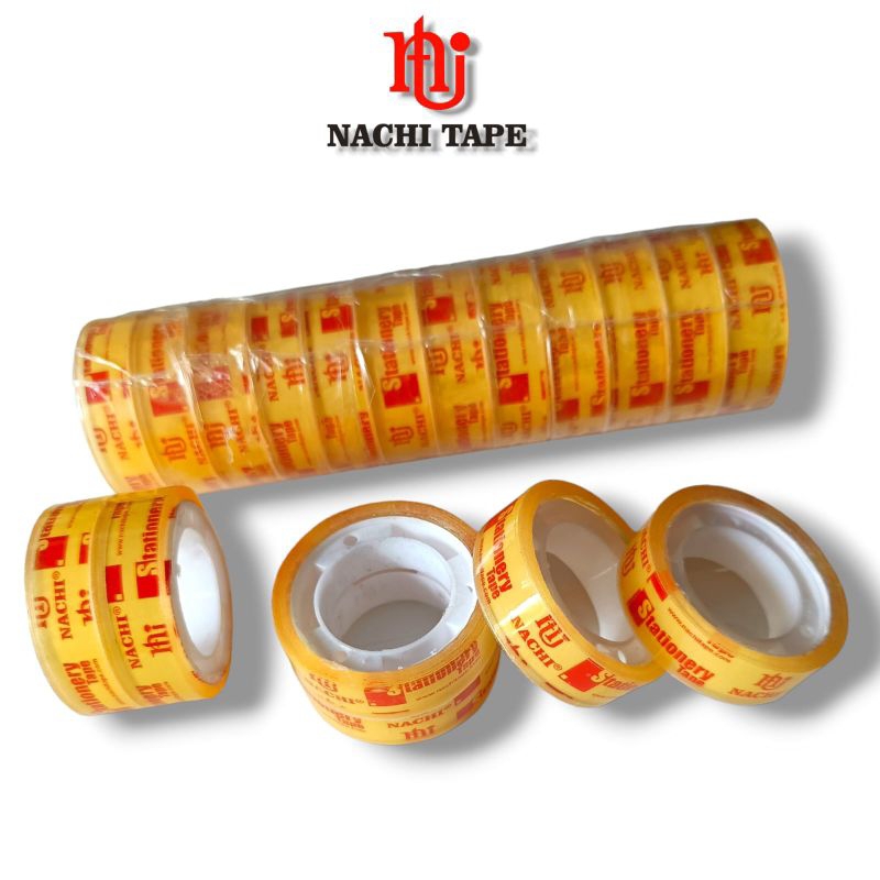 Jual Isolasi Bening Kecil Nachi Ukuran 1/2 Panjang 10 yeard | Shopee ...