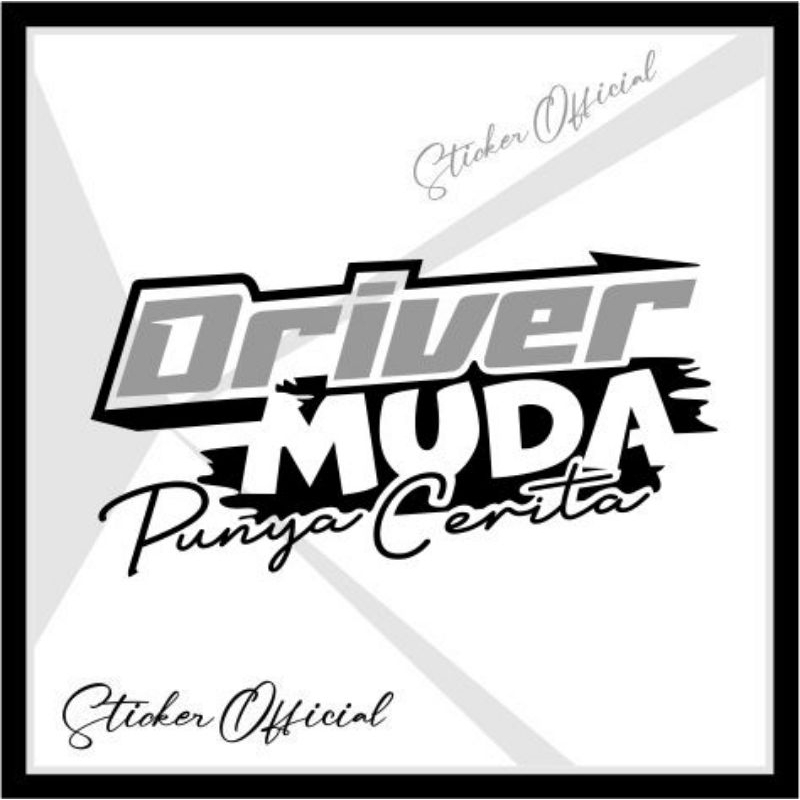 Jual stiker driver muda, cutting sticker | Shopee Indonesia
