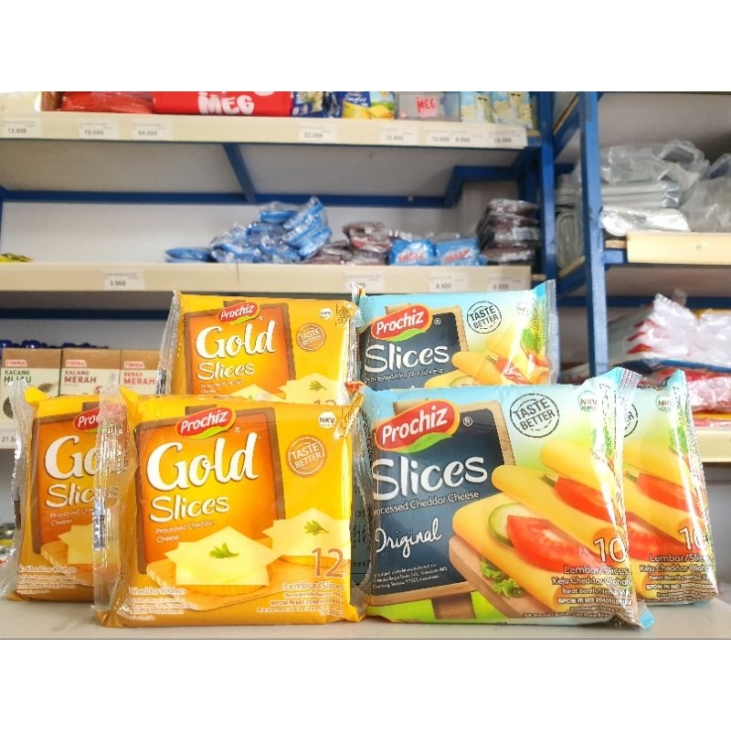 Jual Keju Slice Prochiz / Keju Lembaran Prochiz / Prochiz Slice Gold ...