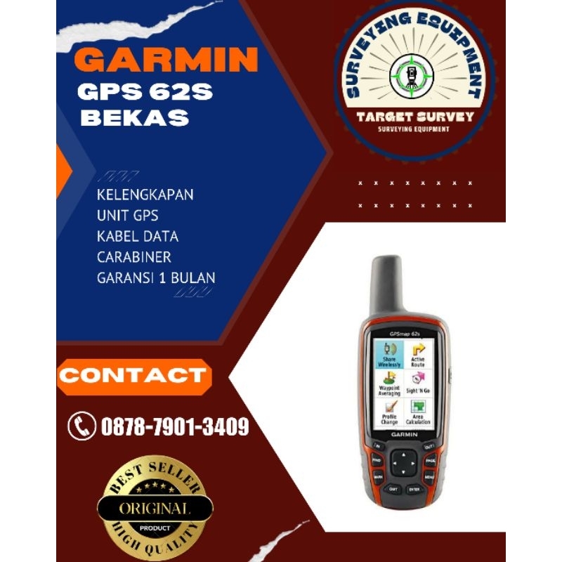 Jual Gps Garmin 62s bekas / second Terlaris | Shopee Indonesia