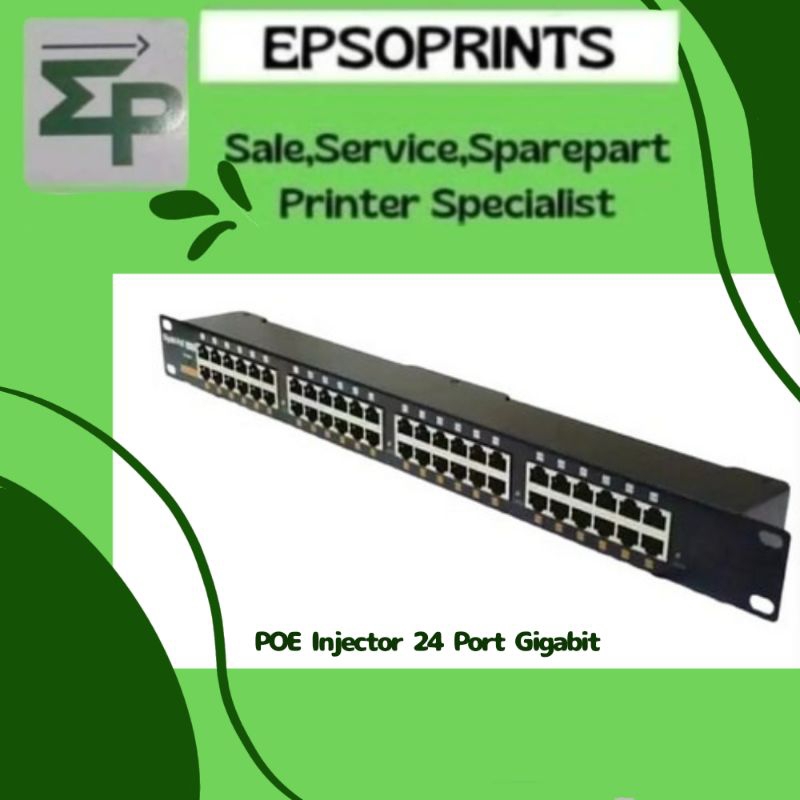 Jual POE Injector 24 Port Gigabit | Shopee Indonesia