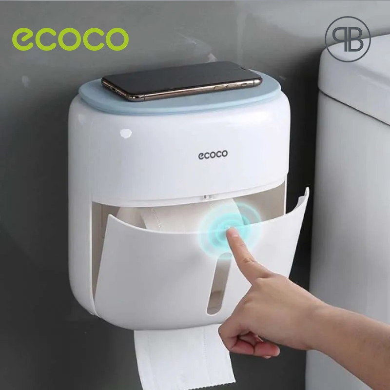 Jual Papabear Ecoco Double Oval Tissue Box - Kotak tempat tisu toilet paper box dispenser ...