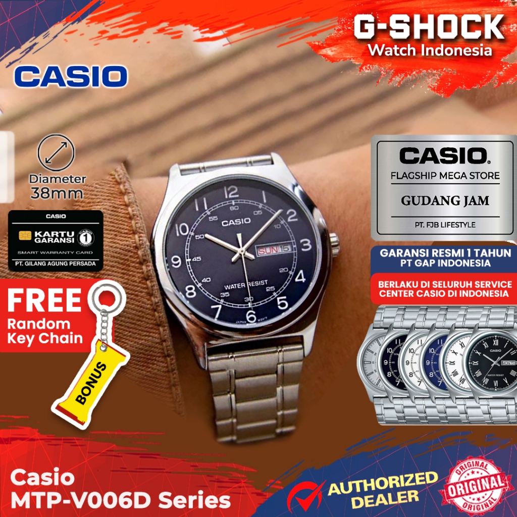 Jual Jam Tangan Casio General MTP-V006D MTP-V006 MTPV006D MTPV006 Series | Shopee Indonesia