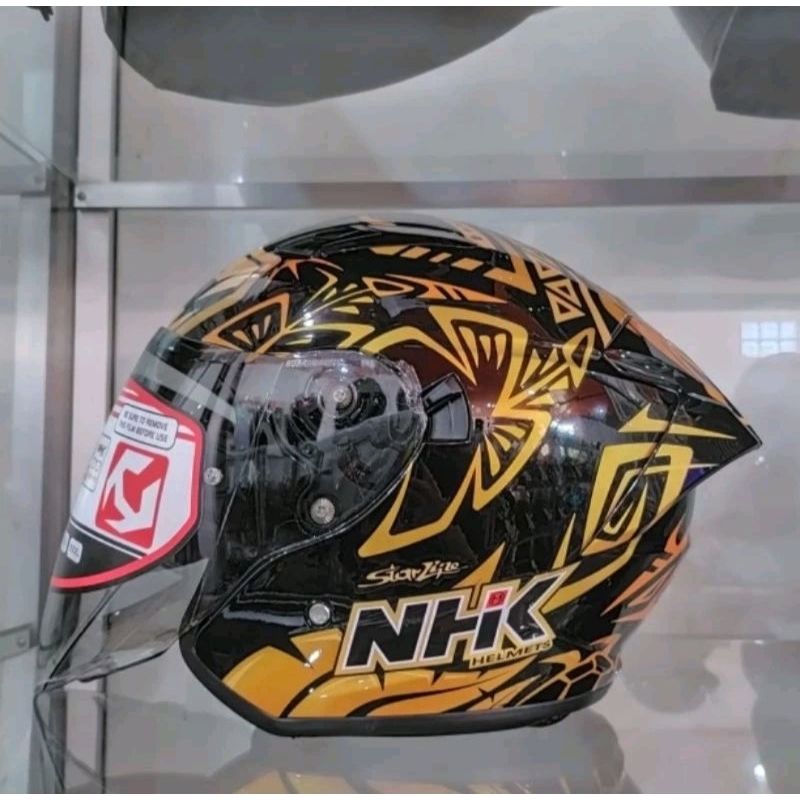 Jual HELM NHK S1 GP PRO SOLID MOTIF ORIGINAL | Shopee Indonesia