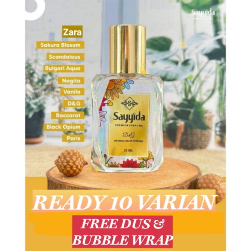 Jual COD || PARFUM PREMIUM SAYYIDA 35ML KEMASAN MEWAH ELEGANT || TRAVEL ...