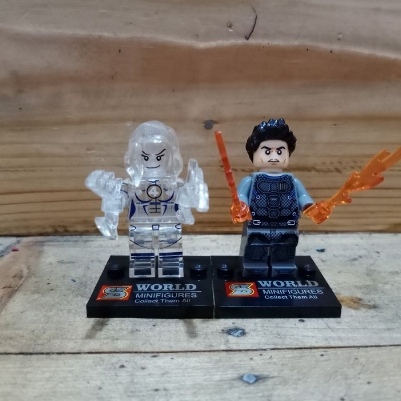 Jual lego fantastic four invisible girl Johnny storm Susan storm figure ...