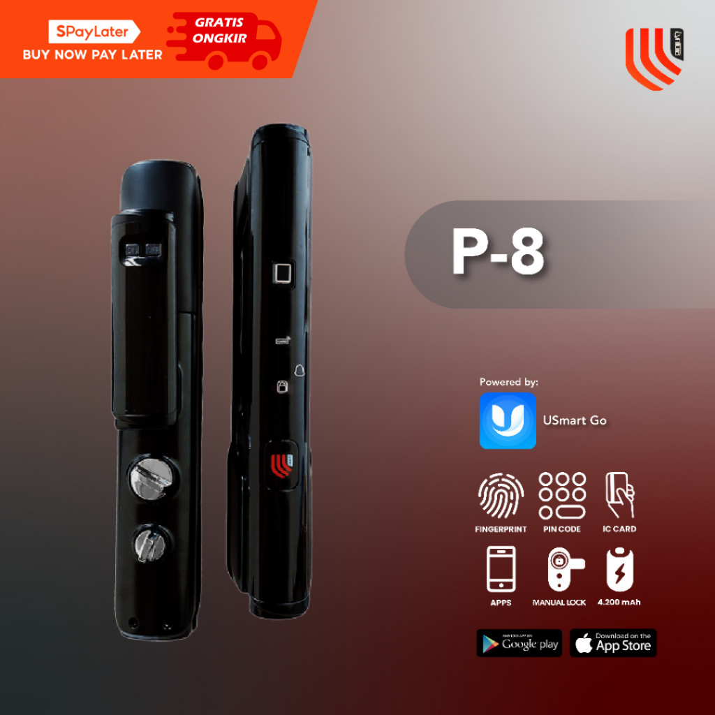 Jual [HARGA TERMURAH] Smart Door Lock Access Door Kunci Pintu Digital ...