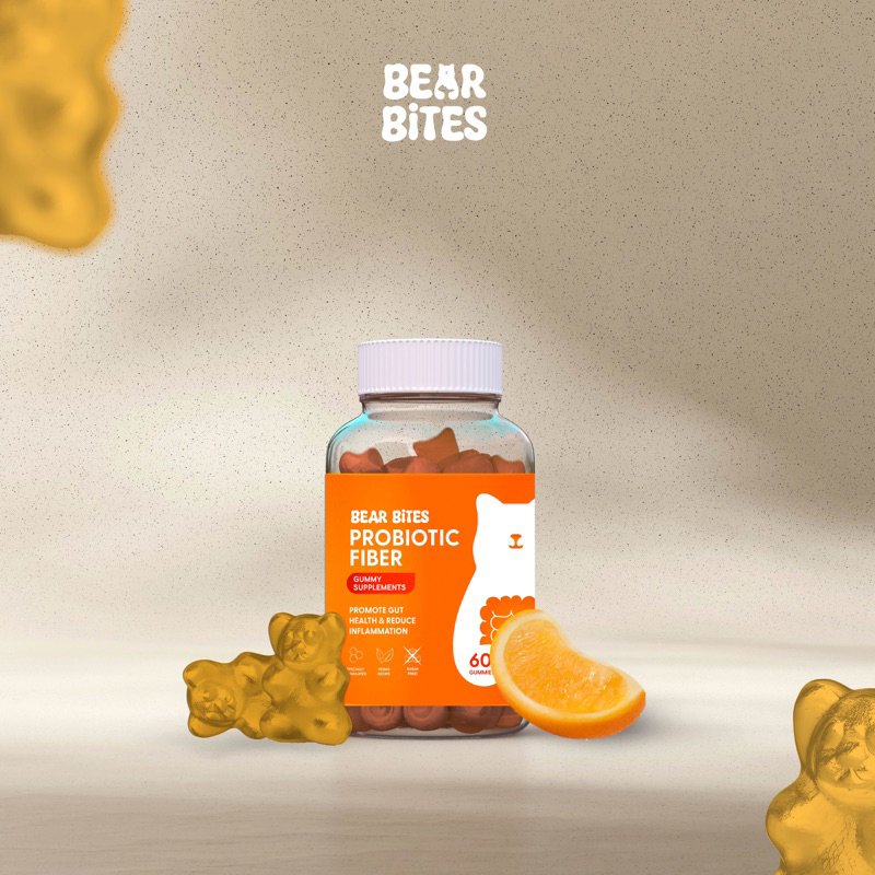 Jual Bear Bites Probiotic Fiber Gummies | Shopee Indonesia