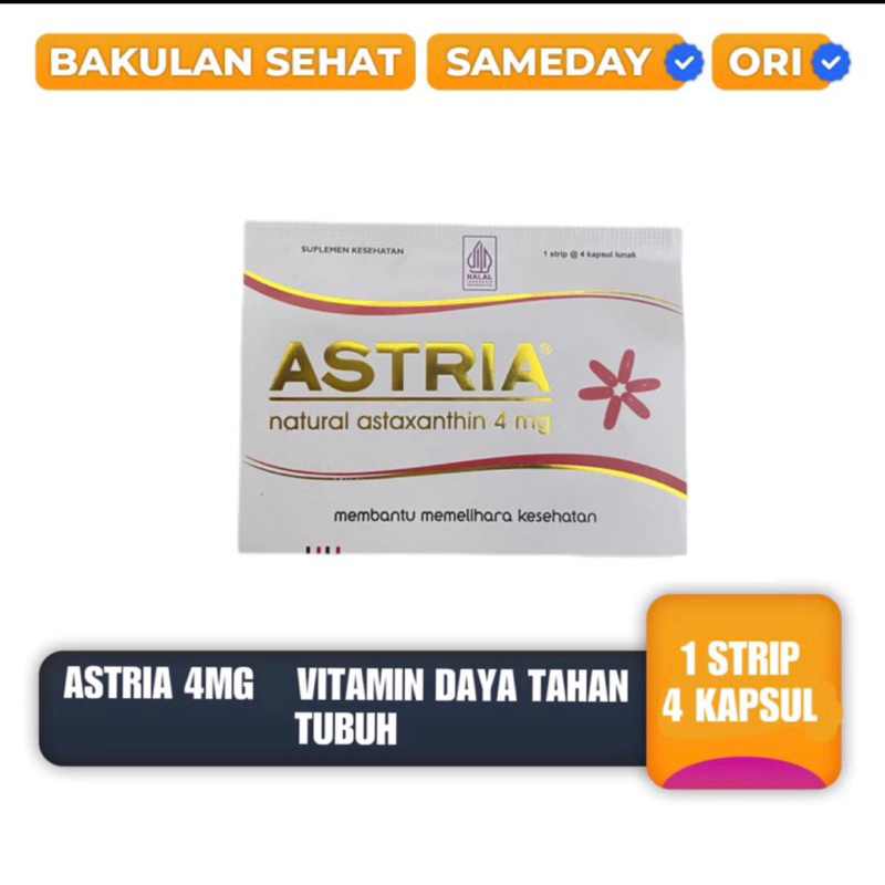 Jual Astria 4 Mg Strip 4 Kapsul (AMPLOP) | Shopee Indonesia