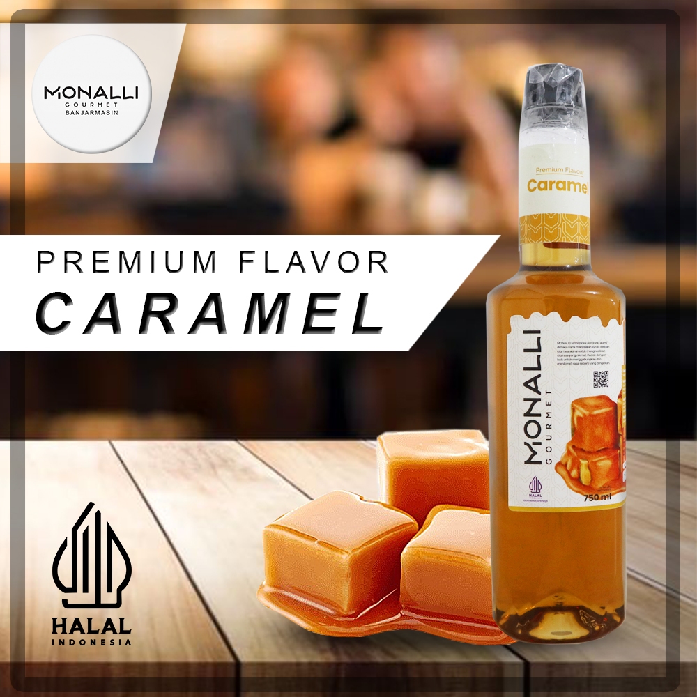 Jual Monalli Premium Syrup Caramel 750 mL - Sirup Rasa Karamel Premium ...
