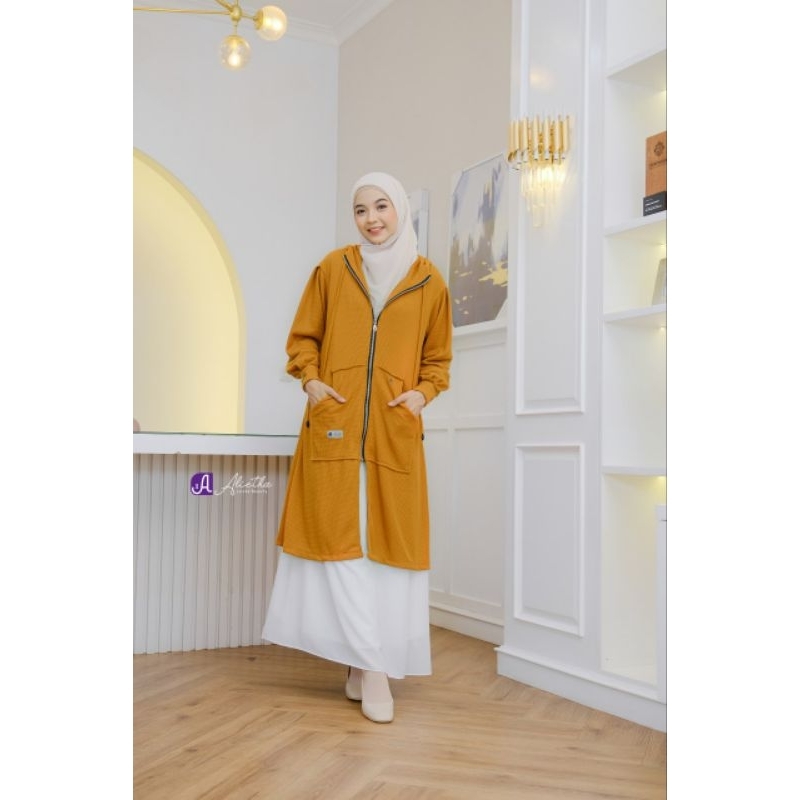 Jual FATHIYAH OUTER MUSLIMAH ORI ALIETHA JACKET WANITA TERBARU VIRAL ...