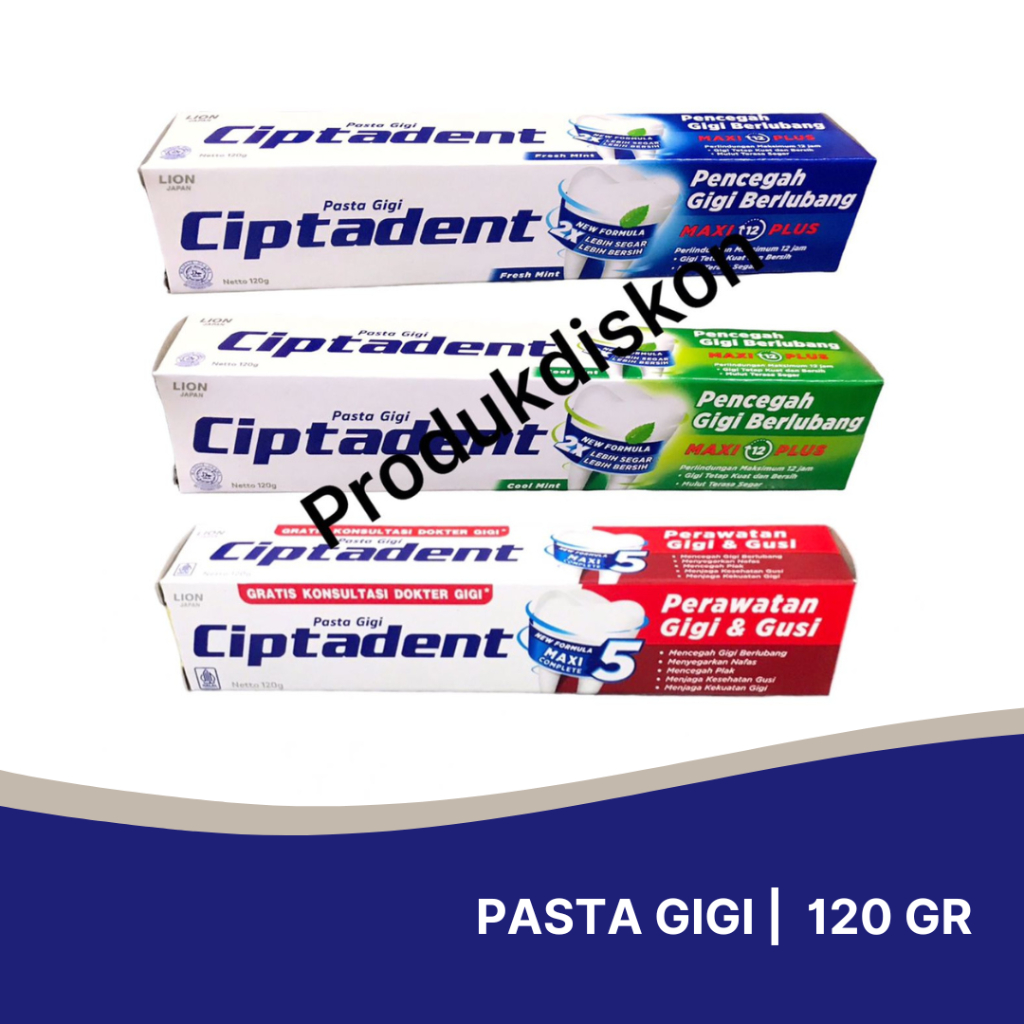 Jual CIPTADENT 120gr - Pasta Gigi (Odol) | Shopee Indonesia