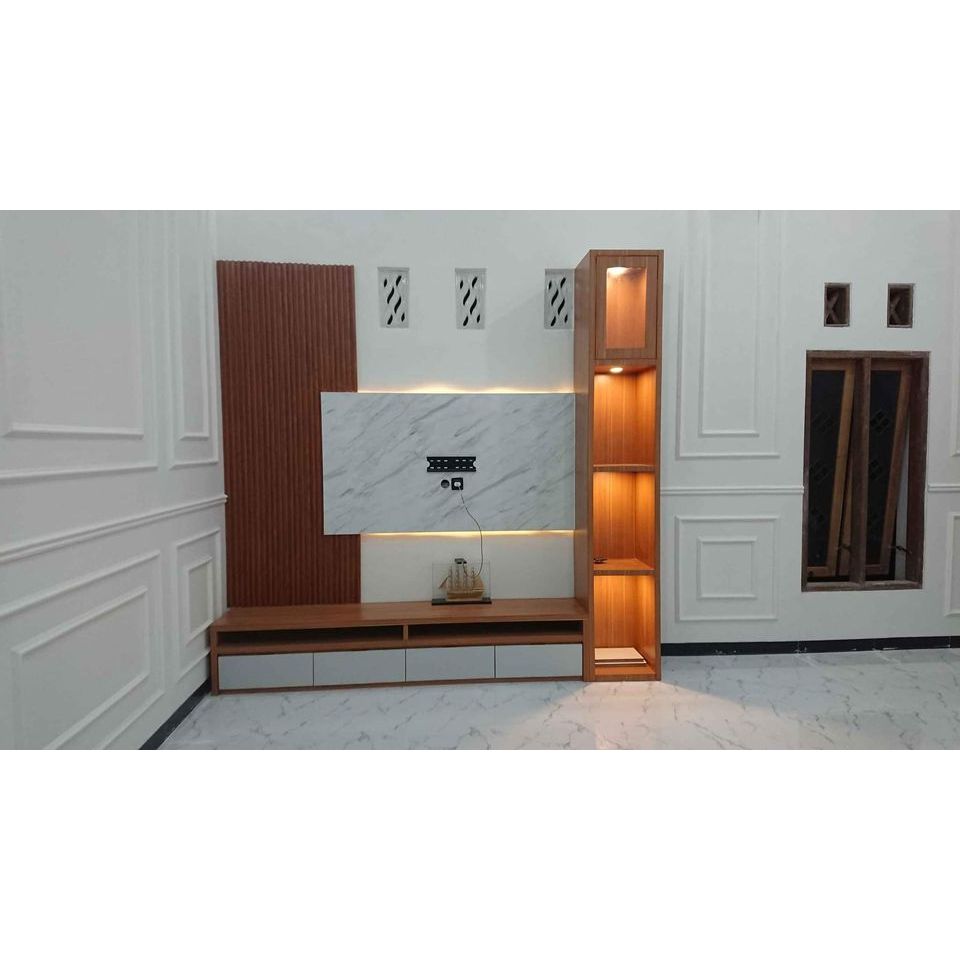 Jual BACKDROP TV CUSTOM SIDOARJO | Shopee Indonesia