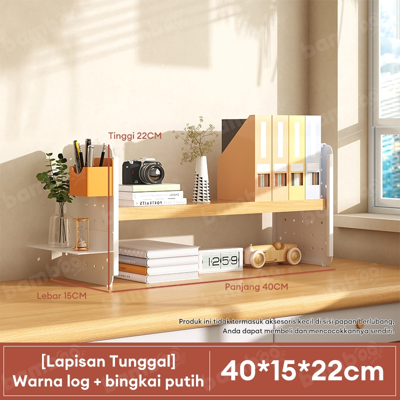 Jual Rak Buku Rak Meja Stationery Desktop Storage Rak Buku Desktop Rak ...