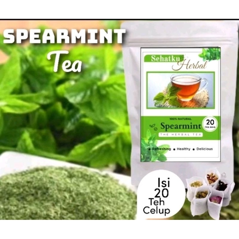 Jual Spearmint tea / Teh daun mint isi 20 teh celup & 30 teh celup | Shopee Indonesia