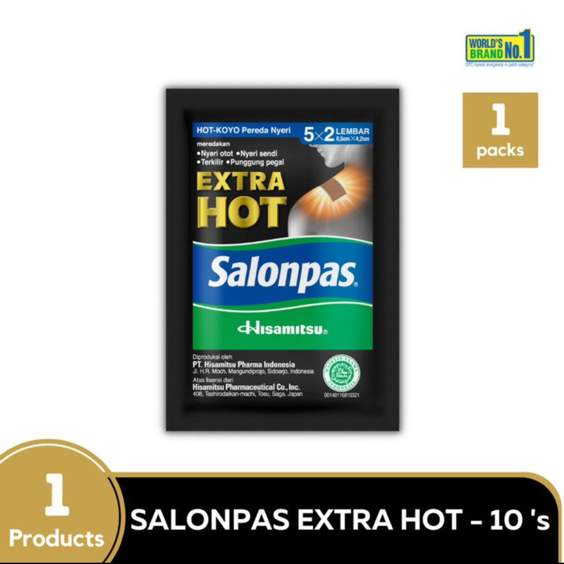 Jual Salonpas Koyo Extra Hot 5x2 Lembar | Shopee Indonesia