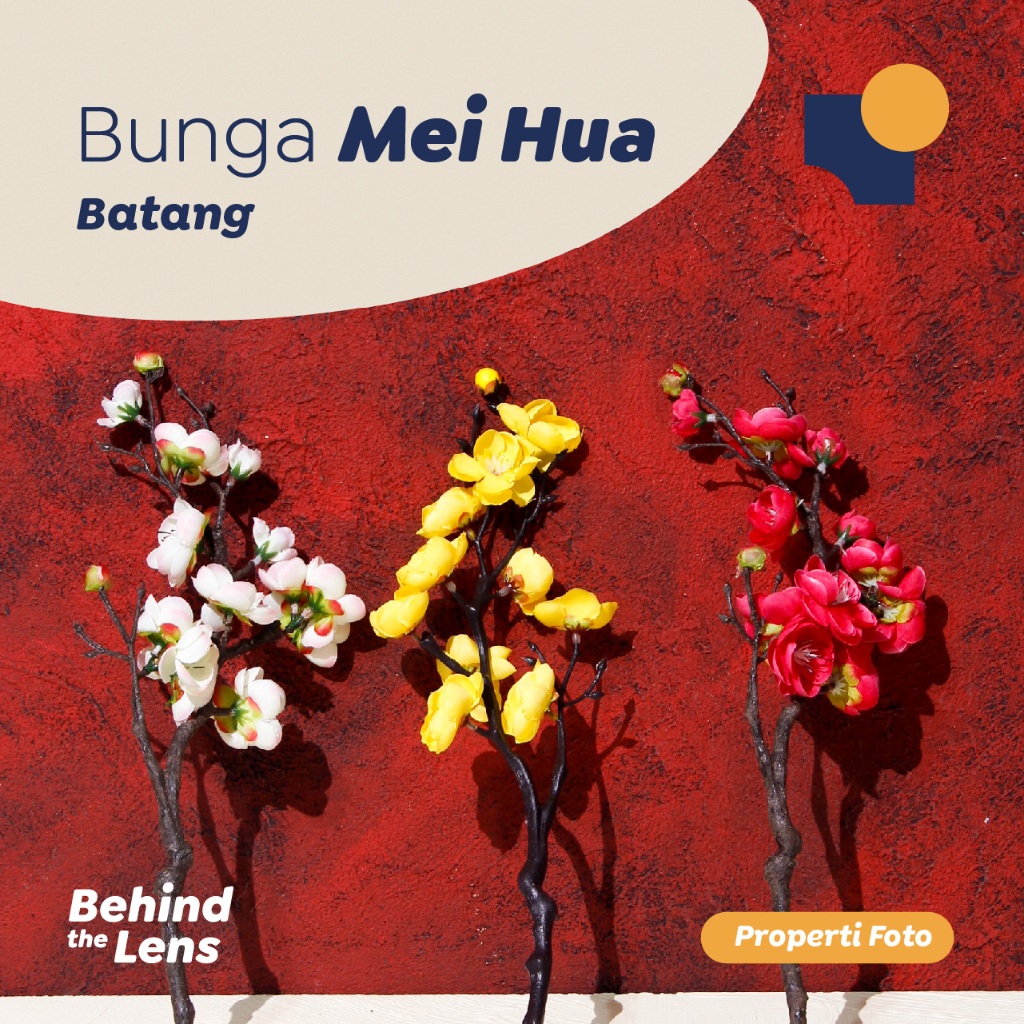 Jual Bunga Mei Hua Tangkai - Behind the Lens - Properti Props Foto ...