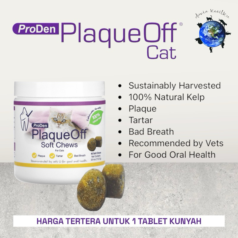 Jual Proden Plaque Off For Cats - Anti Plak / Oral Health / Bau Mulut ...