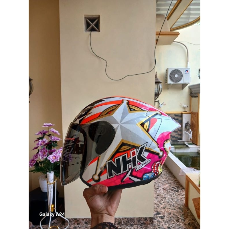 Jual HELM NHK R1 ELITE ALONSO #7 STAR WHITE ORIGINAL PRODUK | Shopee ...