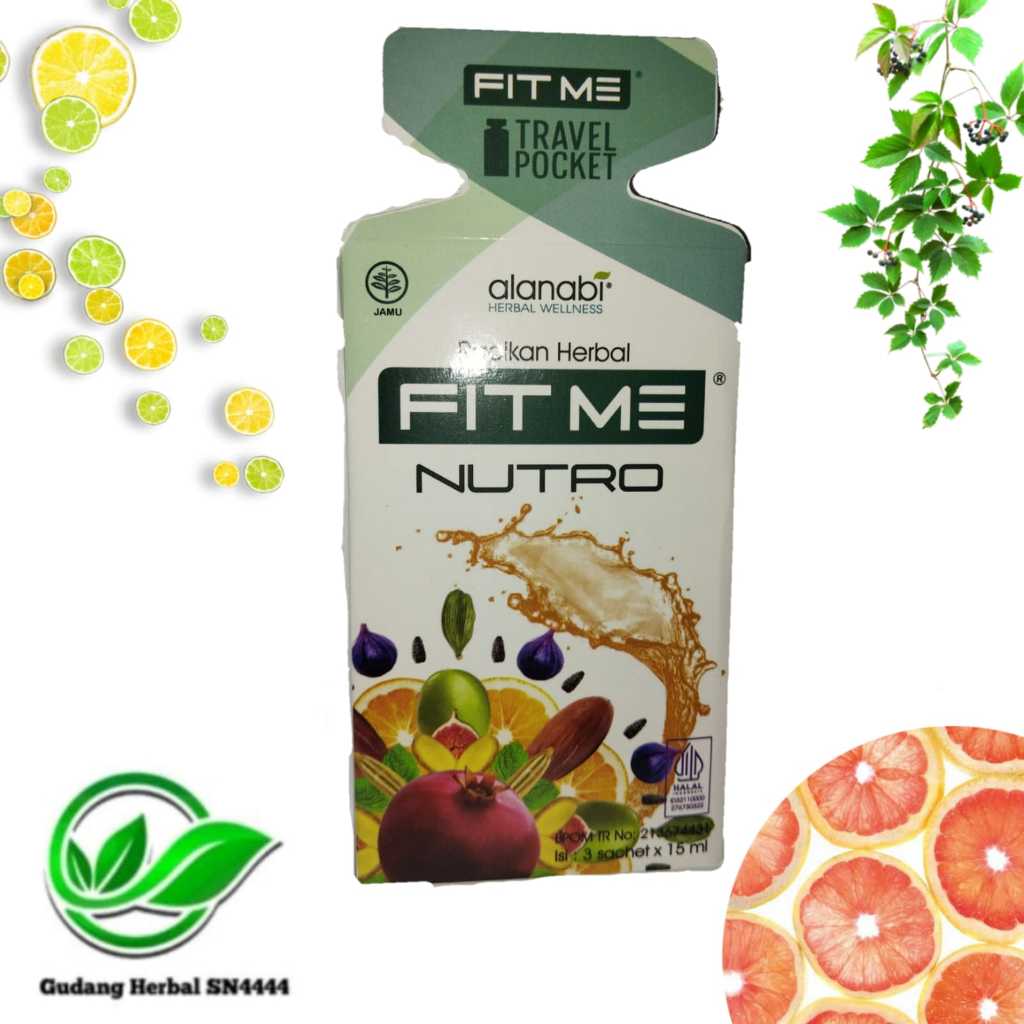 Jual Minuman Herbal Alanabi Fit Me Kemasan Baru [ Per POCKET Isi 3 ...