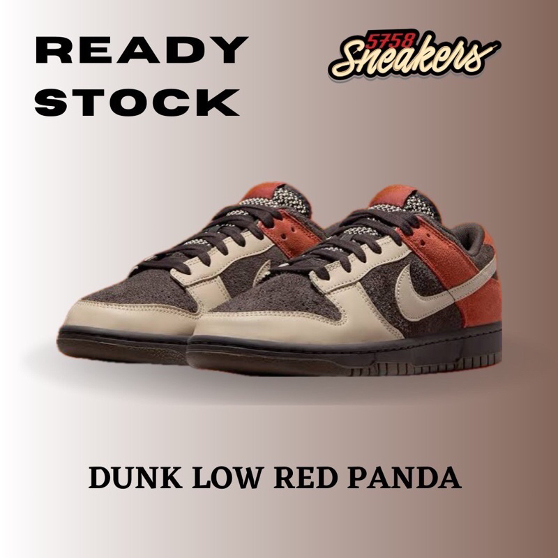 Jual Dunk Low Red Panda / Velvet Brown 100% Original Authentic | Shopee ...