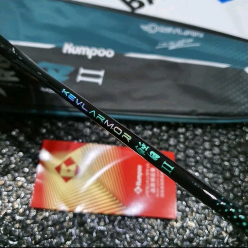 Jual Raket badminton kumpoo kevlarmour 100% original | Shopee Indonesia