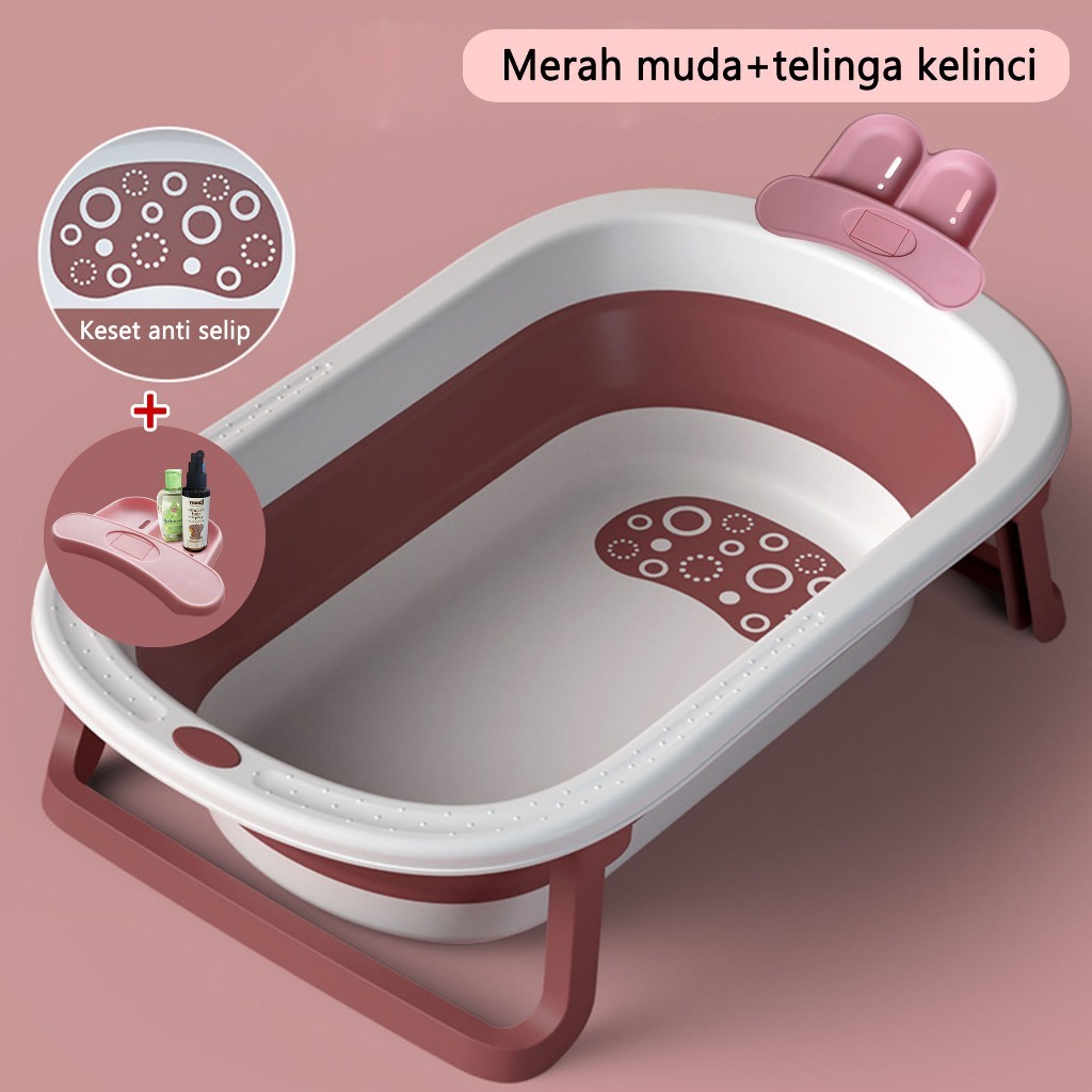 Jual Bak Mandi Bayi Lipat Portable Baby Bath Tube Bathtub Bayi multi ...