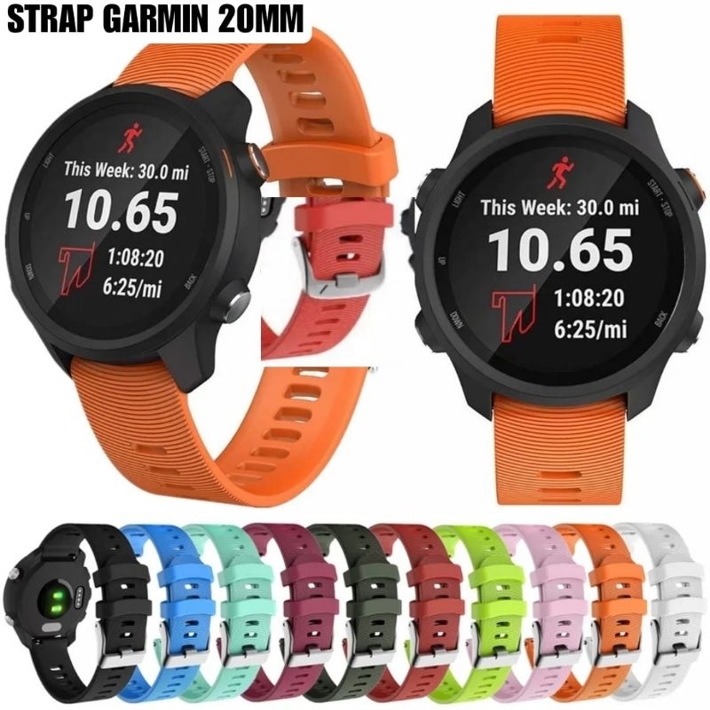 Jual Tali Jam Garmin Forerunner 55 245 245M 645 music strap band ...